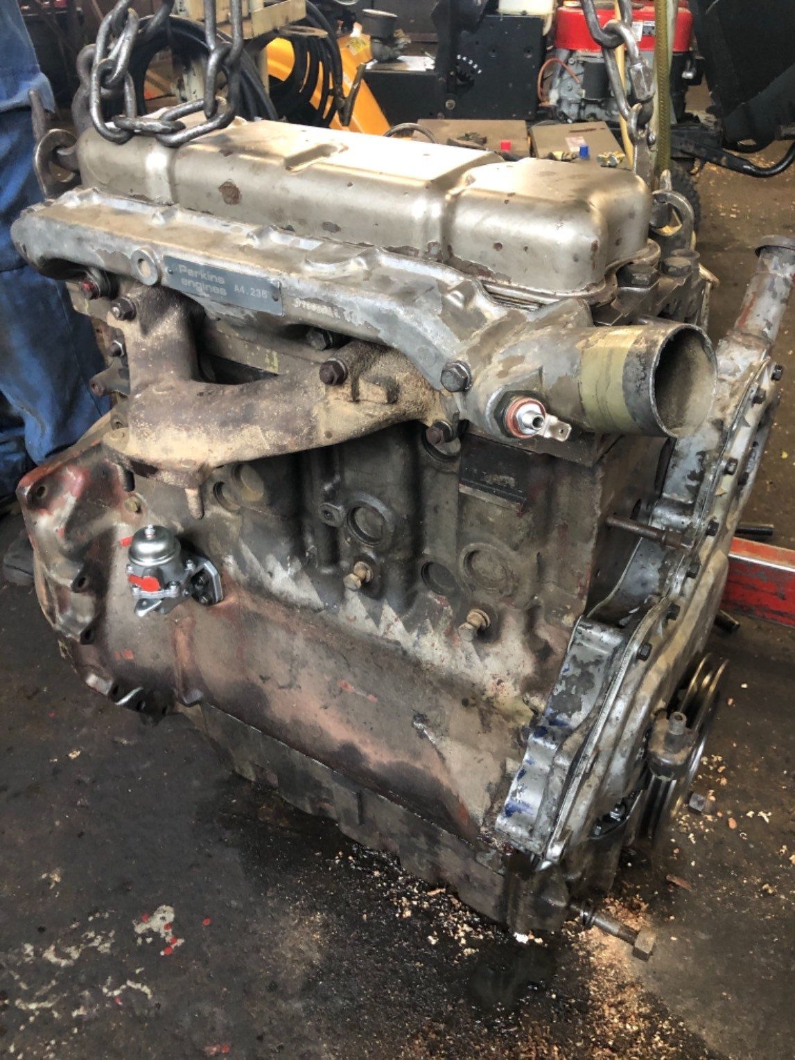 Moteur Perkins A4.236 d'occasion en vente sur Morin